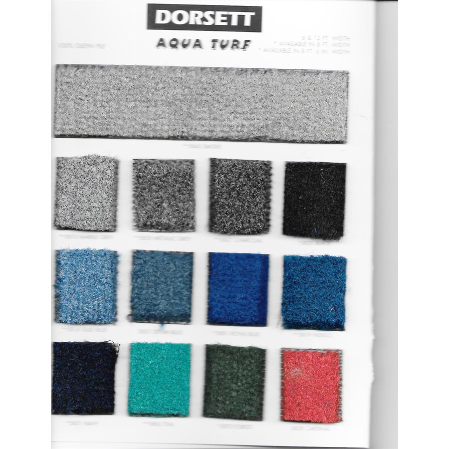 Aqua Turf Marine Carpet Sample Card
