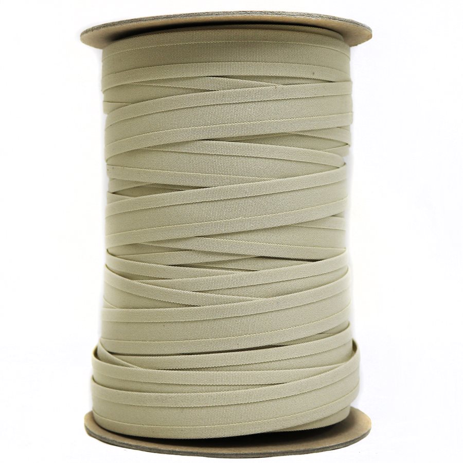 Recacril Acrylic Canvas Binding 7/8" Double Folded Rye DISCONTINUED