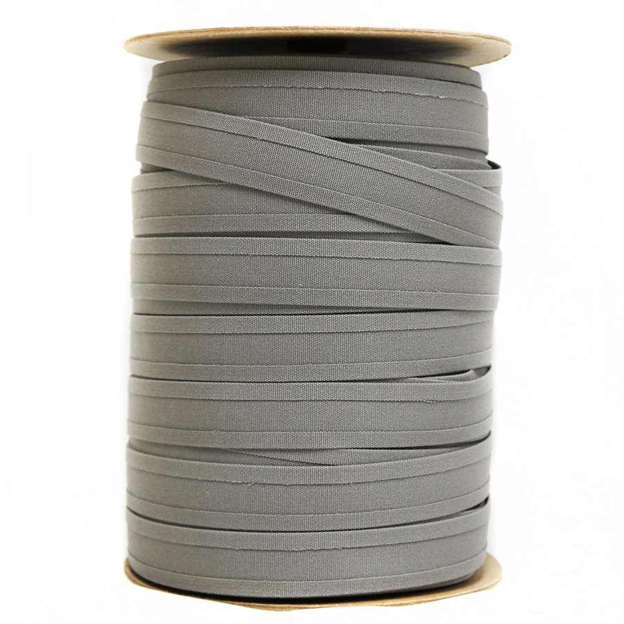 Recacril Acrylic Canvas Binding 3/4" Double Folded Grey