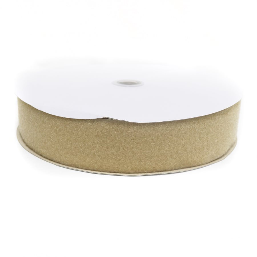 Adhesive Backed Loop Fasteners 1" Beige