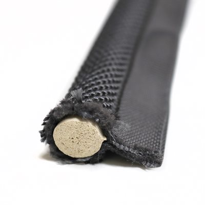 Cloth Windlace Dark Grey 1/2"