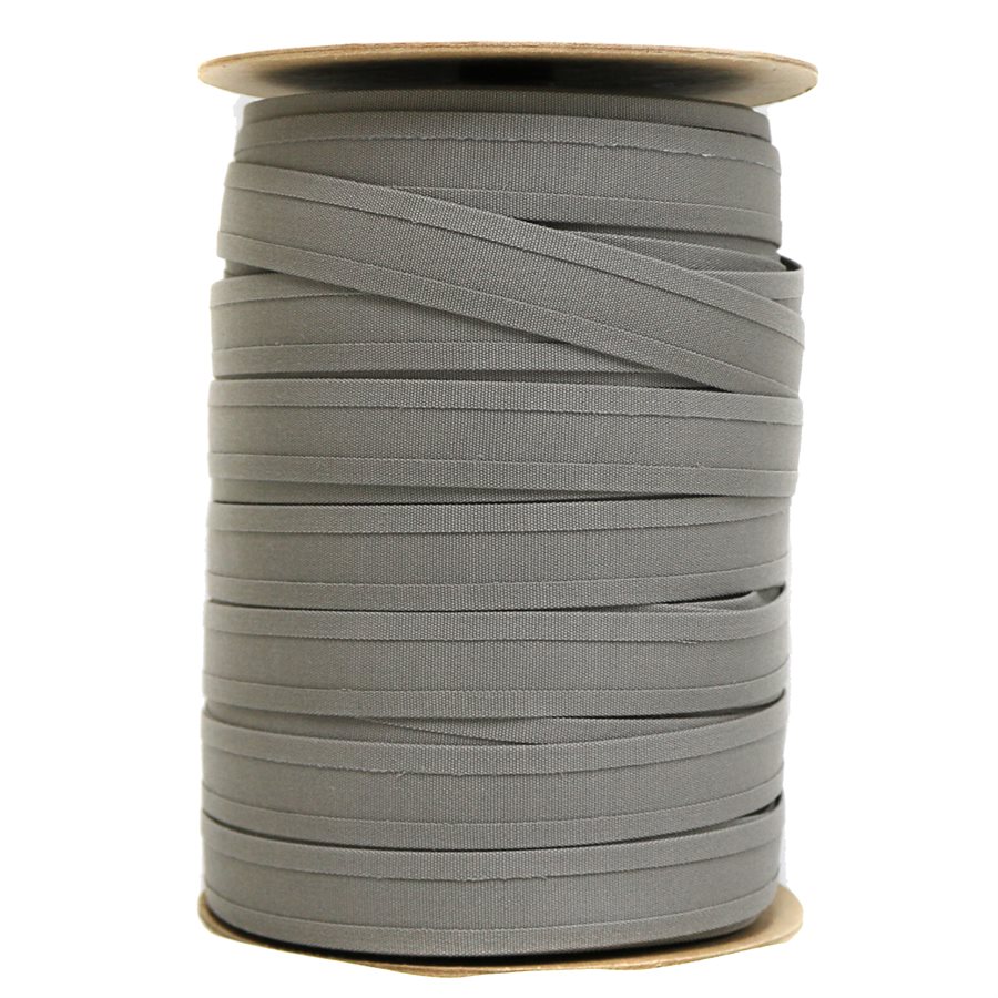 Recacril Acrylic Canvas Binding 3/4" Double Folded Grey