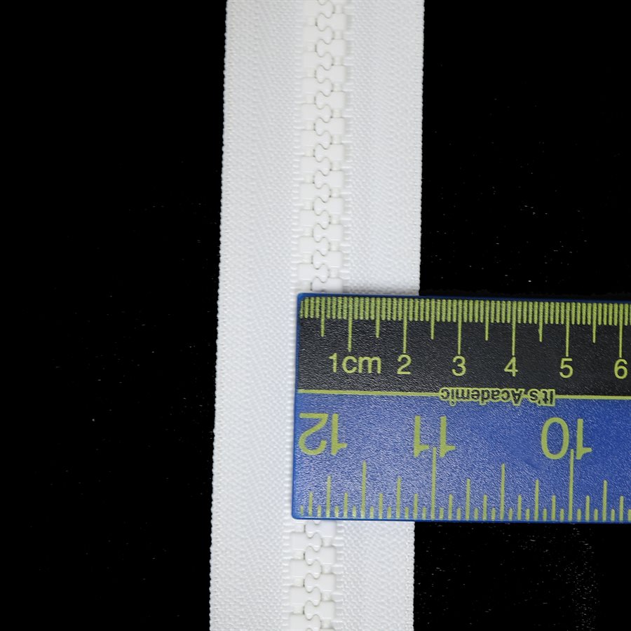 Marine Zipper Chain #10 White