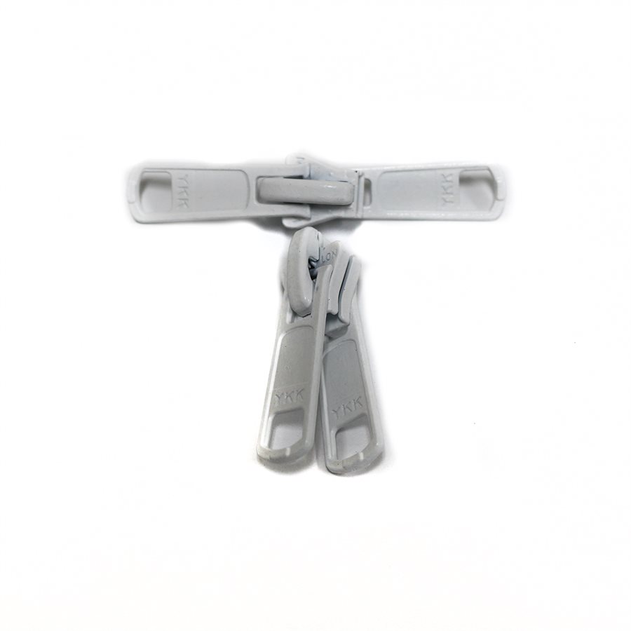 Marine Zipper Slide #5 Double Pull White