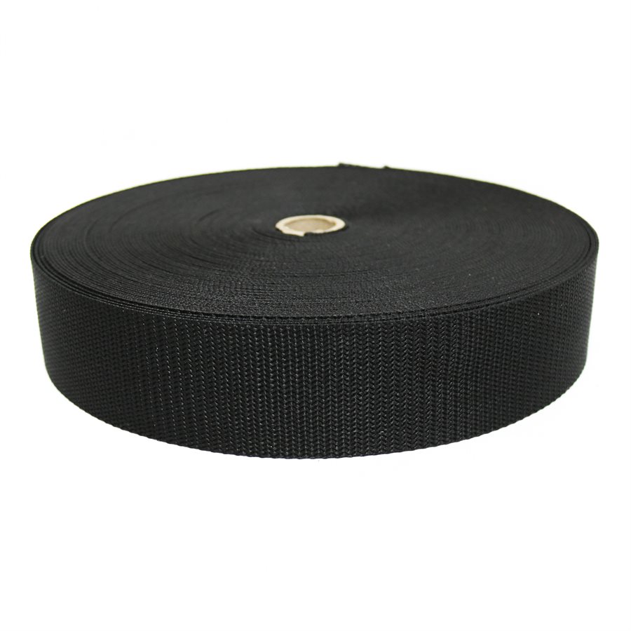 Polypropylene Webbing 1" Black