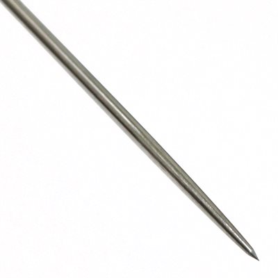 Straight Single Round Point Needle 14"