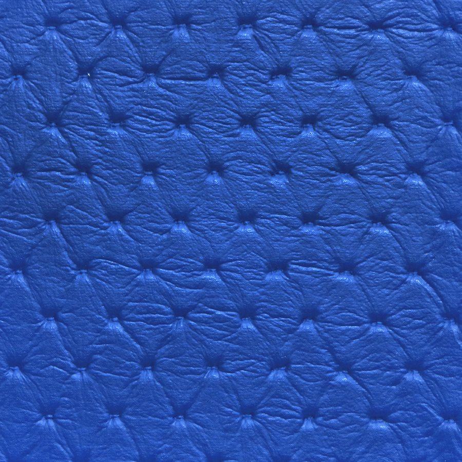 Seascape Quilted / Pleated Marine Vinyl Pacific Blue