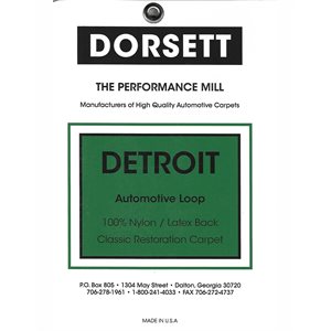 Detroit Loop Carpet Black 40"