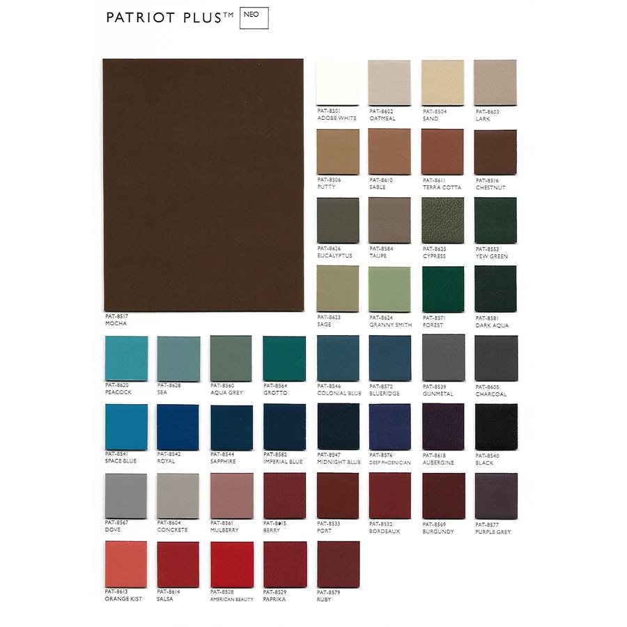 Spradling Contract Patriot Vinyl Sample Card