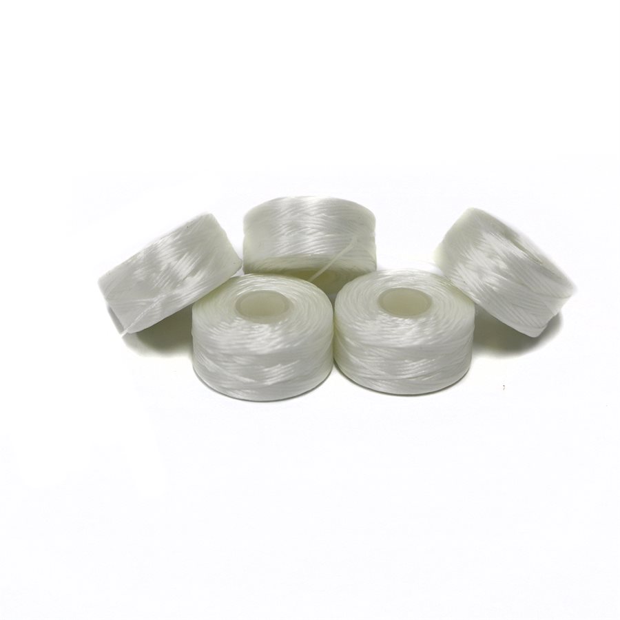 Nylo Nylon Bobbins EE G Style White