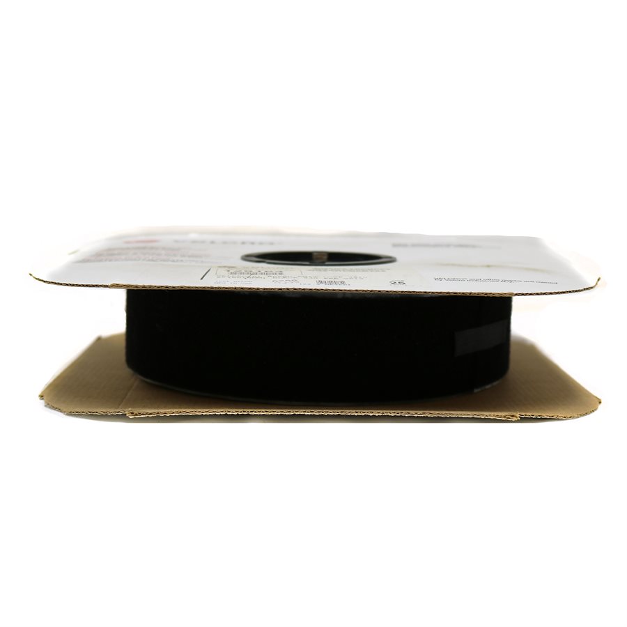 Velcro Adhesive Backed Loop 2" Black Low Profile DISCONTINUED