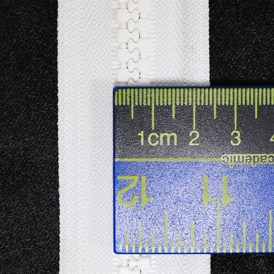 Marine Zipper #10 Separating 48" White